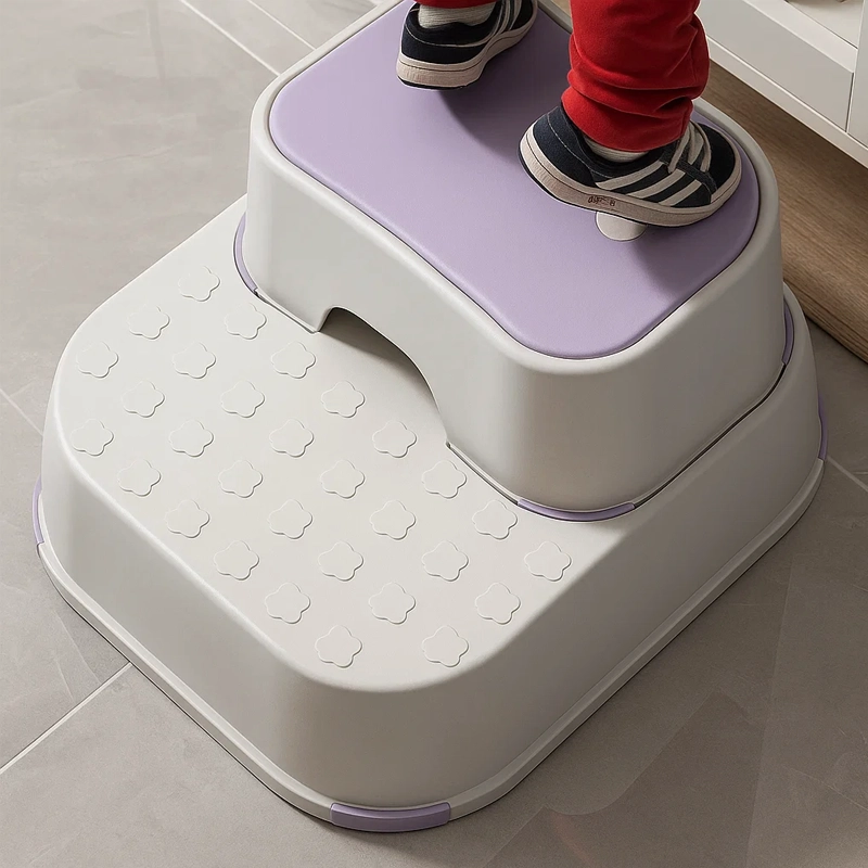 Non-Slip Toilet Two-Step Stool for Kids