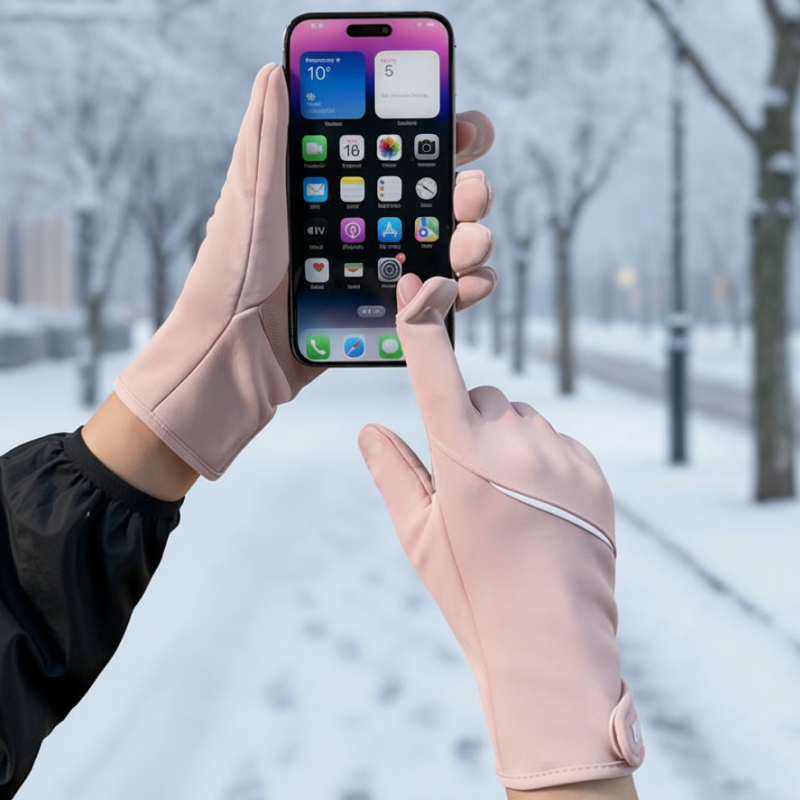 Women’s Winter Warm Insulated Waterproof Touch Screen Gloves