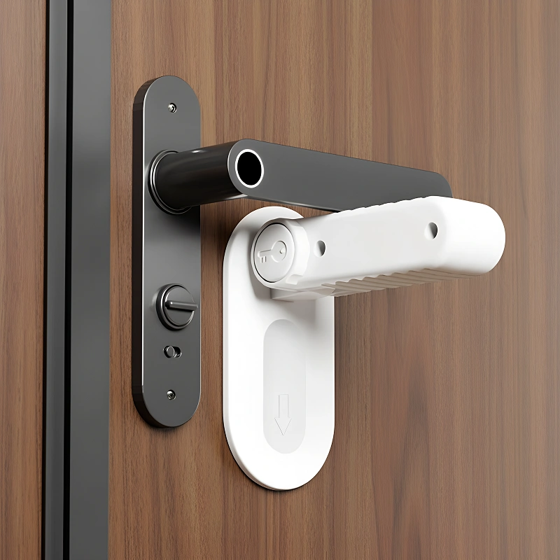 Self-Adhesive Front Door Knob Safety Lock